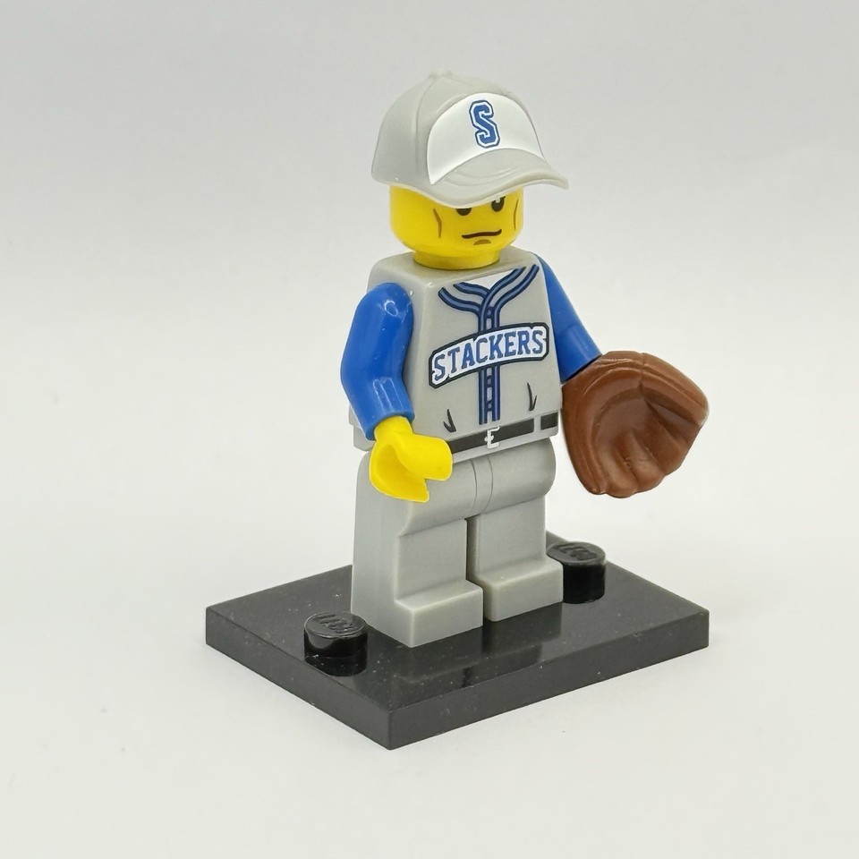 LEGO Baseball Fielder Collectible Minifigure Series 10 71001 CMF col157 ...