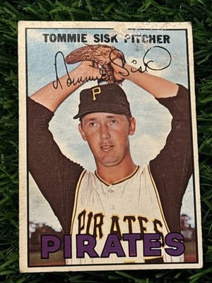 Tommie Sisk 1967 Topps #84 Pittsburgh Pirates | eBay