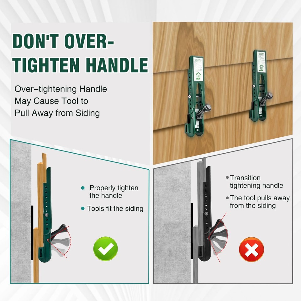 Siding ToolStreamline Siding Installation Tools for 5/16-Inch3/8-Inch7 ...