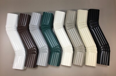 Downspout Leader Gutter OFFSET 2x3 Aluminum [Offset=3"/A-Style] 8 COLOR ...