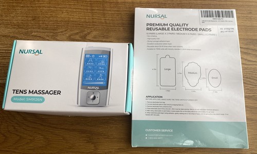 Tens Unit Mini Massager Nursal Model SM9126N with reusable pads | eBay