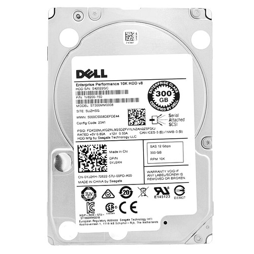 Disco Duro Dell 300Gb ST300MM0008 128Mb Cache 10 000 RPM SAS 2,5 ...
