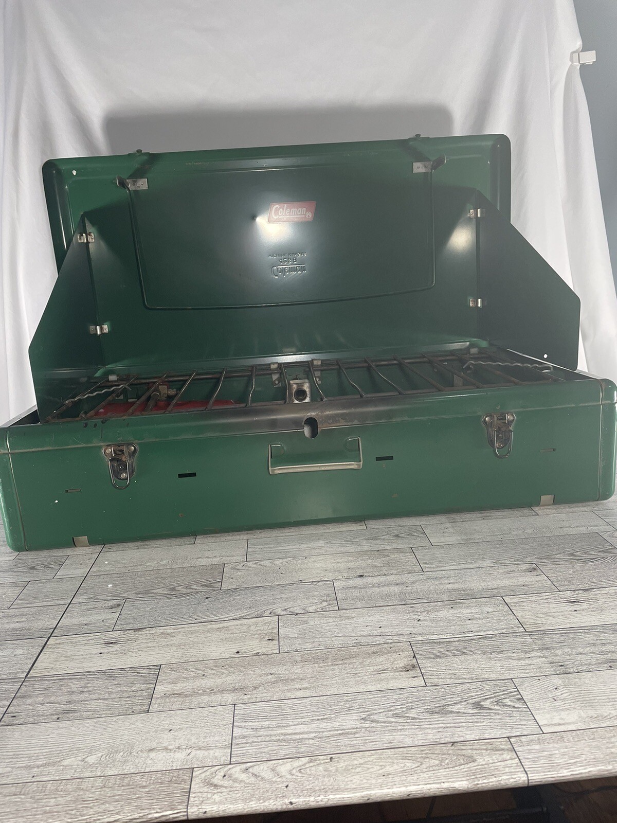 1950’s Vintage Coleman Model 426B Triple 3 Burner Green Gas Camping ...