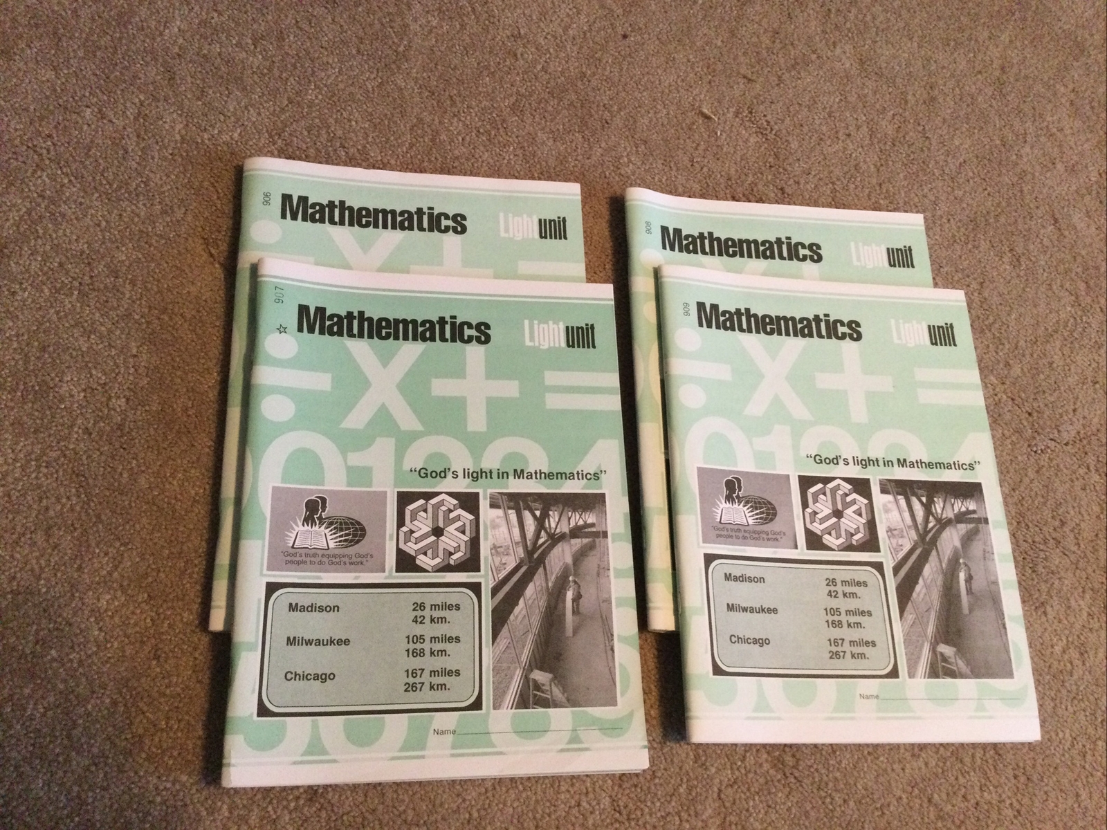 Christian Light Education Mathematics Grade 9 Teacher Workbook Math ...