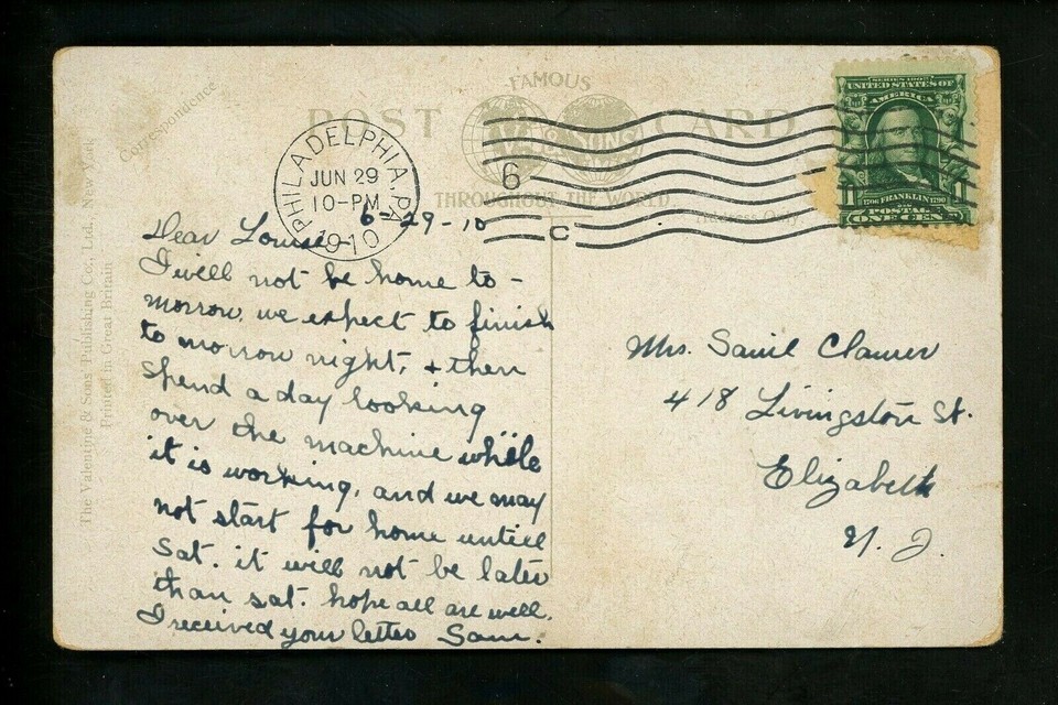 New Jersey NJ postcard Camden, Cooper St. from 6th St. Vintage | eBay