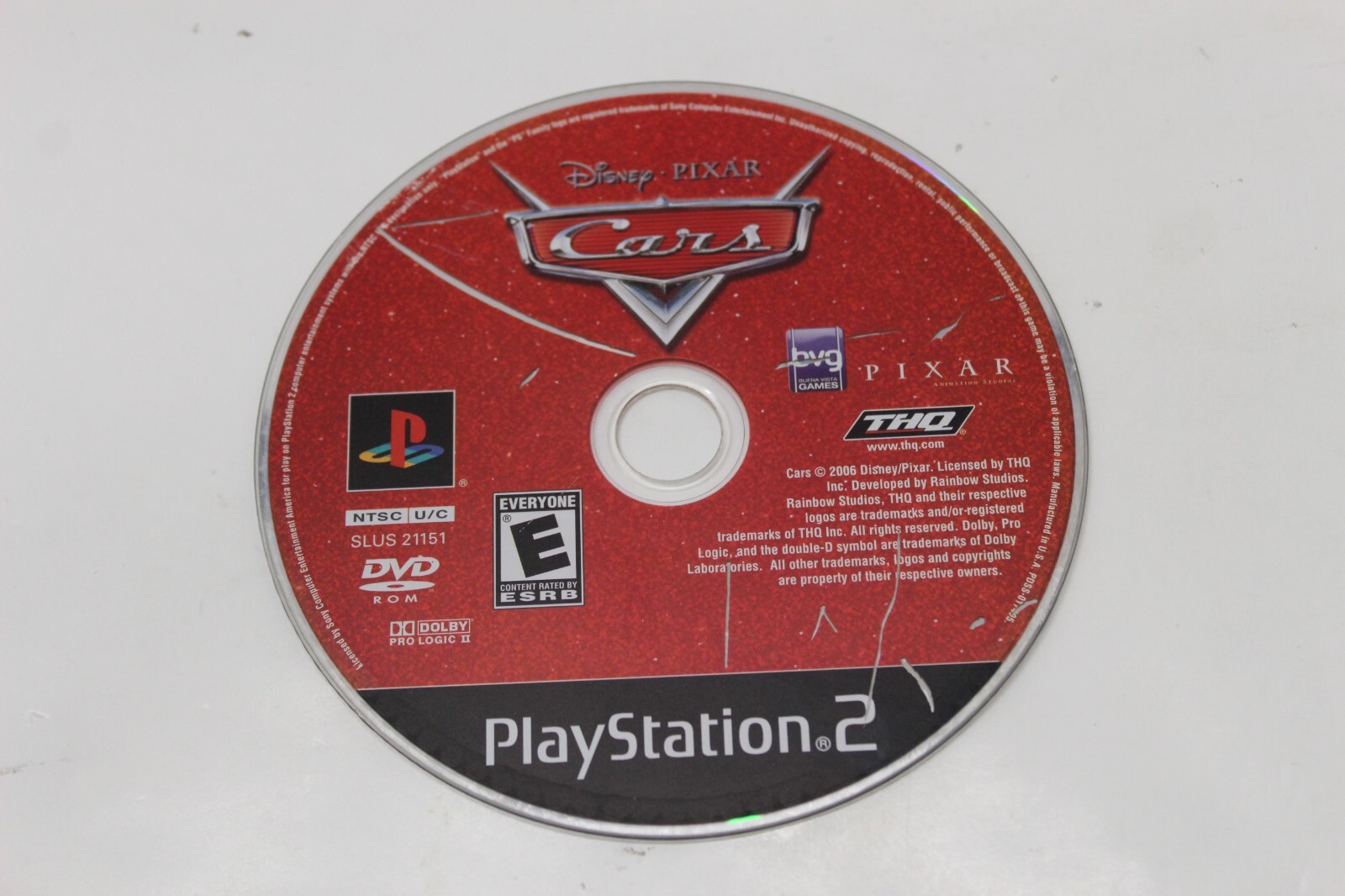 Disney's Pixar - Cars (PS2, 2006) Disc Only 752919460917| eBay
