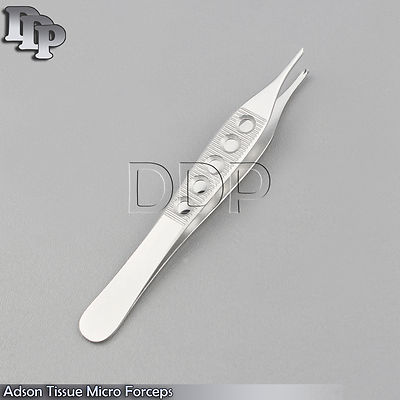 O.R GRADE ADSON TISSUE MICRO SURGERY OPHTHALMIC FORCEPS 1X2T 4.75" FINE ...