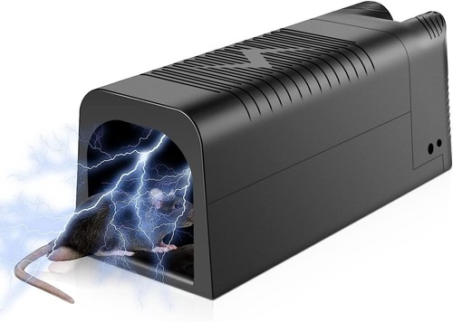 Electronic Mouse Trap Easy Control Rat Killer Pest Electric Rodent ...