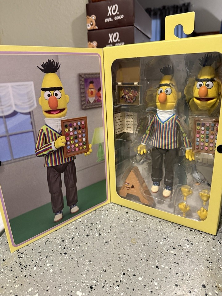 Sesame Street Bert Ultimate Action Figure 7-Inch NECA new | eBay