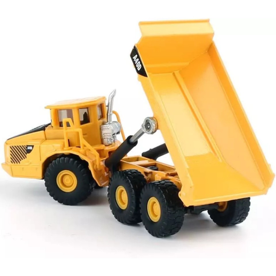 13.5cm Diecast Alloy 1/87 Scale Mining Dumper Truck Vehicle Simulation ...