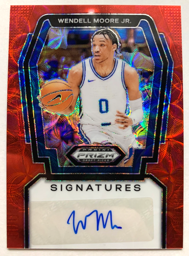 WENDELL MOORE ROOKIE AUTO SN/88 • 2024 Panini Prizm DP #S-WMJ • PISTONS ...
