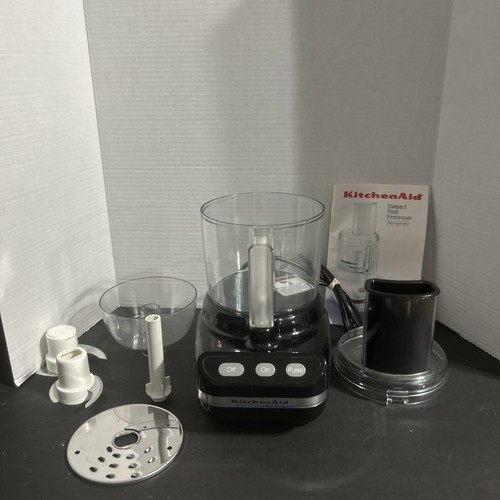 Kitchen Aid Little Ultra Power Food Processor Model KFP350 Black Onyx ...