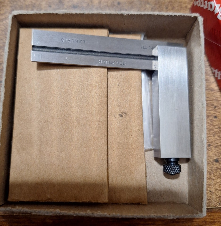 Starrett No. 14D Double Square. 2-1/2 Inch, Precision Square. With ...