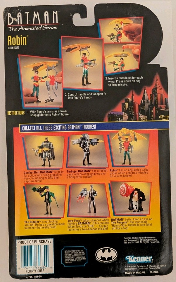 Vintage Batman The Animated Series Robin Figure Kenner 1992 | eBay UK