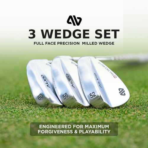 Premium Full Face Golf Wedges, Golf Wedge Set, 3 Wedges 52/56/60 Degree ...