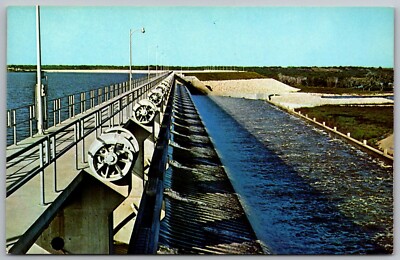 Vintage Postcard - Wesley Seale Dam - Corpus Christi - Lake Mathis ...