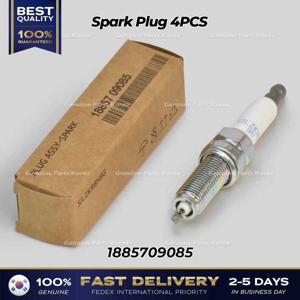 Hyundai Genesis G70 Sonata Kia Optima Spark Plug 4PCS 1885709085 ...