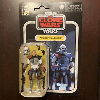 Hasbro Star Wars Vintage Collection Clone Wars ARC Commander Colt 3.75 ...