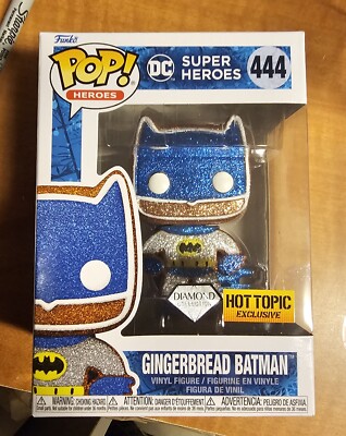 Funko POP! DC Super Heroes Gingerbread Batman #444 Diamond Collection ...