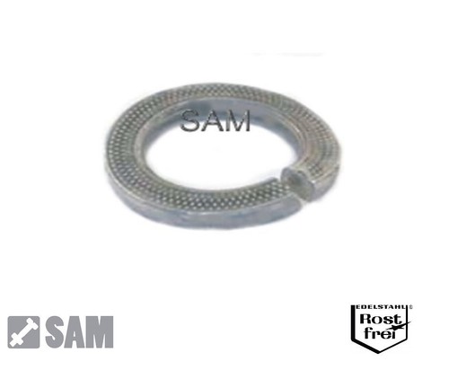 25 Stück Sperrkantringe Edelstahl 1.4310 8mm für M8 - SN 60727 | eBay