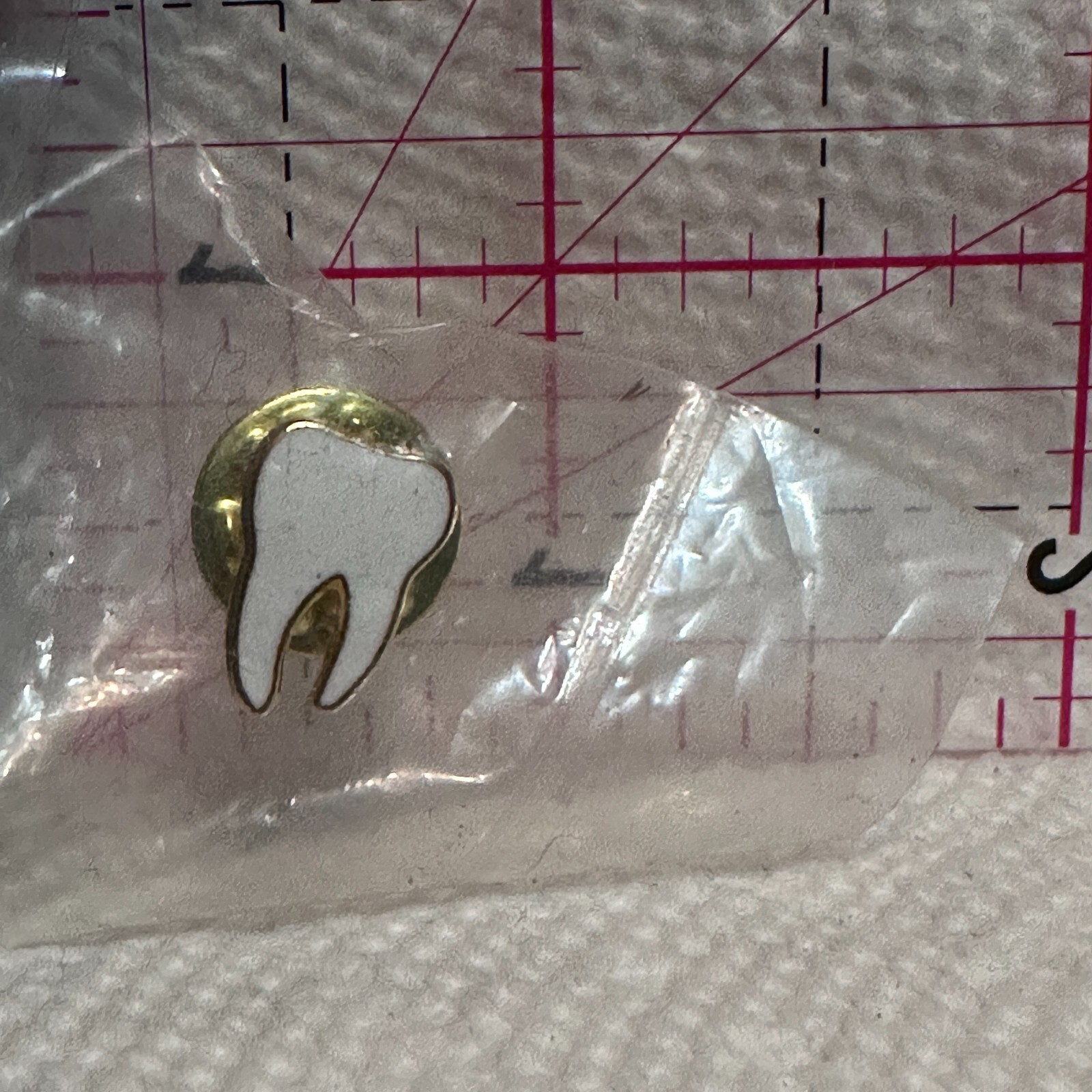 White Tooth Lapel Pin | eBay