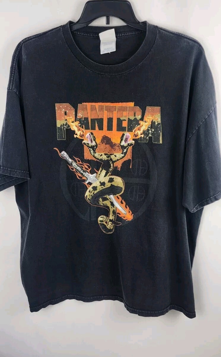 Vintage 2004 Pantera Rock Band T Shirt Cowboys From H… - Gem