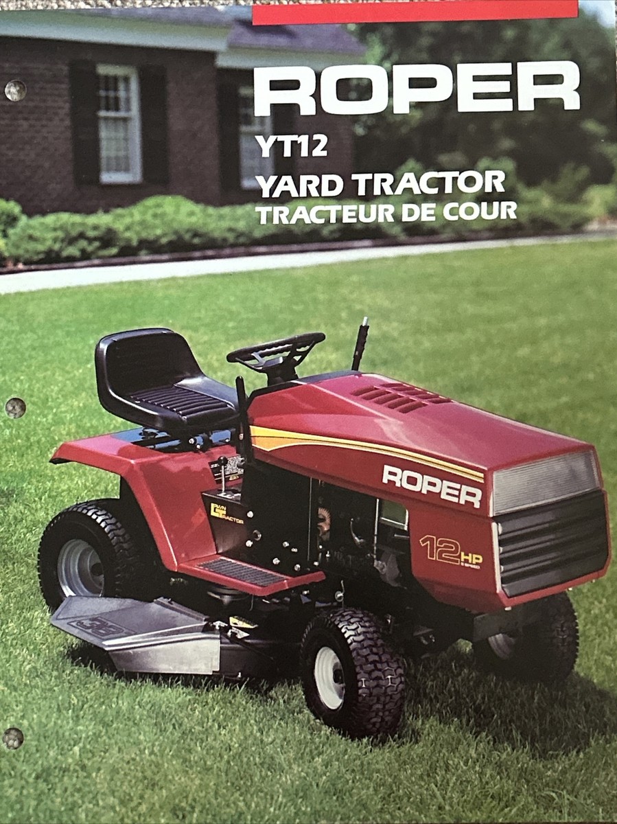Old Roper Lawn Tractors TractorData.com Roper T02251R RT 10 Tractor