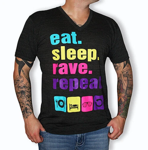 Eat Sleep Rave Repeat Shirt