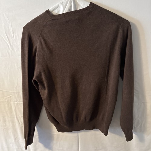 Polo Ralph Lauren Mens Size L Pullover Sweater L/S V-Neck Pima Cotton ...