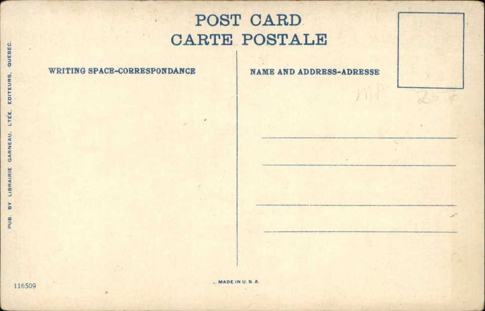 Monument Taschereau Quebec vintage postcard g957 | eBay