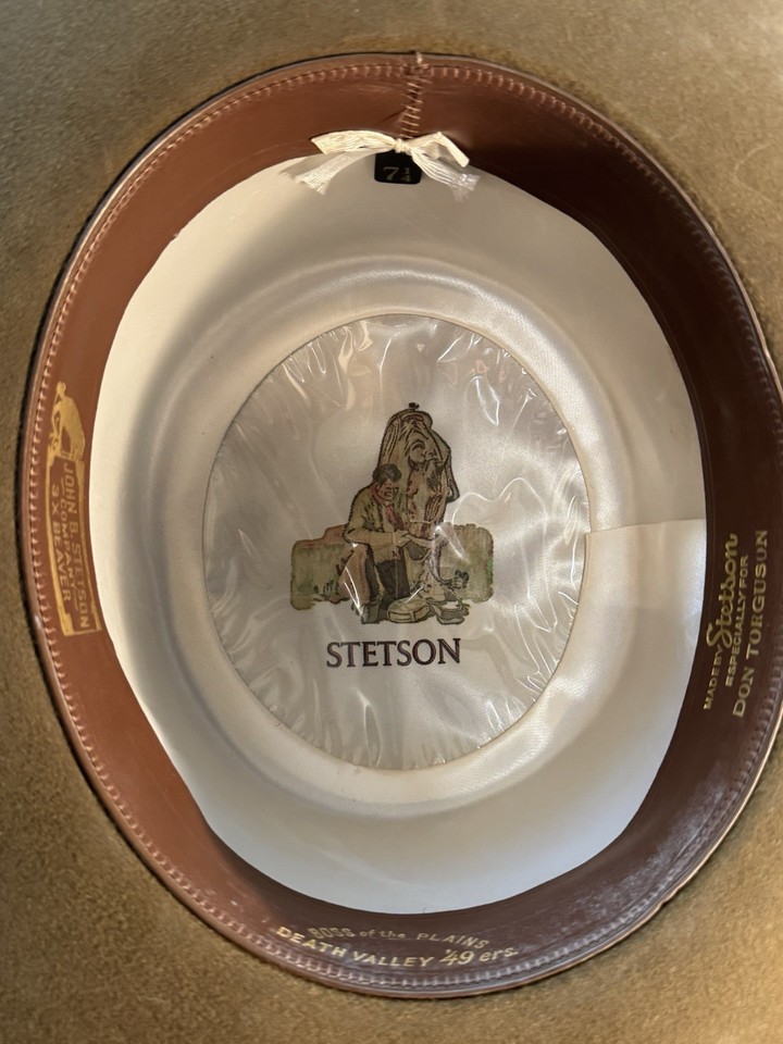 Vintage Stetson (Boss of the Plains) Cowboy Hat (Rare) Death Valley ...