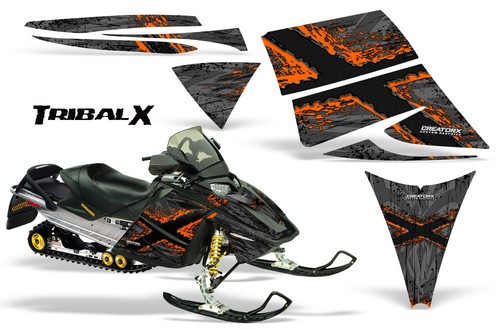 SKI-DOO REV MXZ 03-09 SNOWMOBILE SLED GRAPHICS KIT WRAP DECALS CREATORX ...