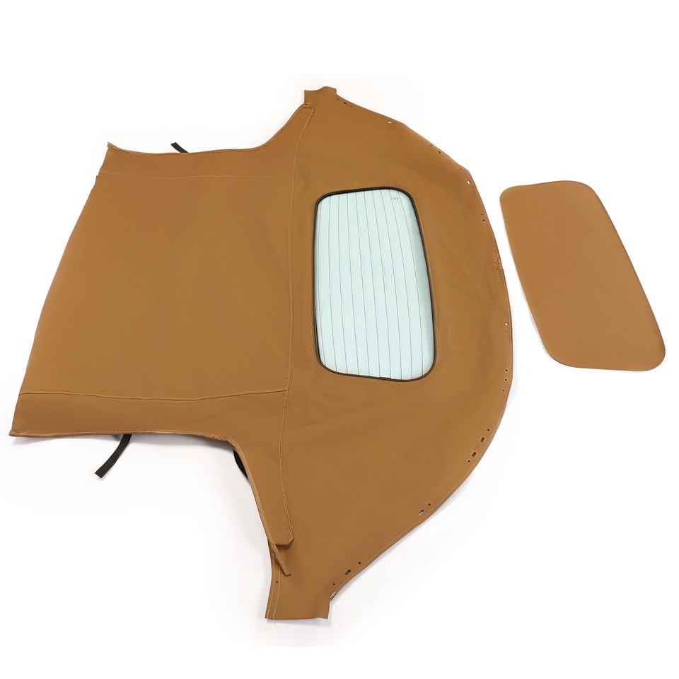 Convertible Soft Top Fits 90-05 Mazda Miata w/ Heated Glass Window, Tan ...