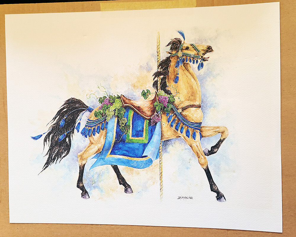 Carousel Horse Art