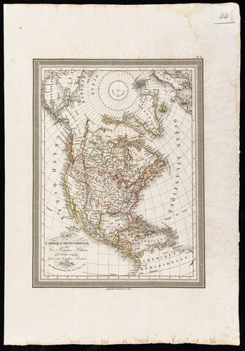 1827 - North America - Antique Map By Vivien - Engraving | eBay