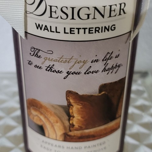 DCWV HOME Rub-On Removeable Vinyl Wall Lettering | eBay