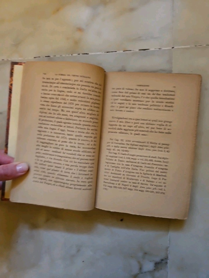 Guerra del VESPRO SICILIANO, Michele Amari 9a ed. 1886 Hoepli, Rilegato ...