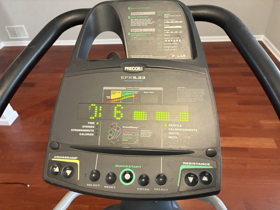 Precor EFX 5.23 elliptical exercise machine | eBay