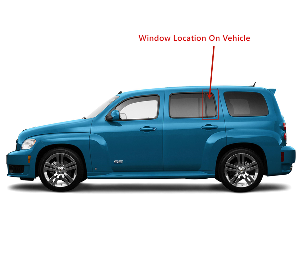 Fit 2006-2011 Chevrolet HHR Driver Left Side Rear Vent Window Glass ...