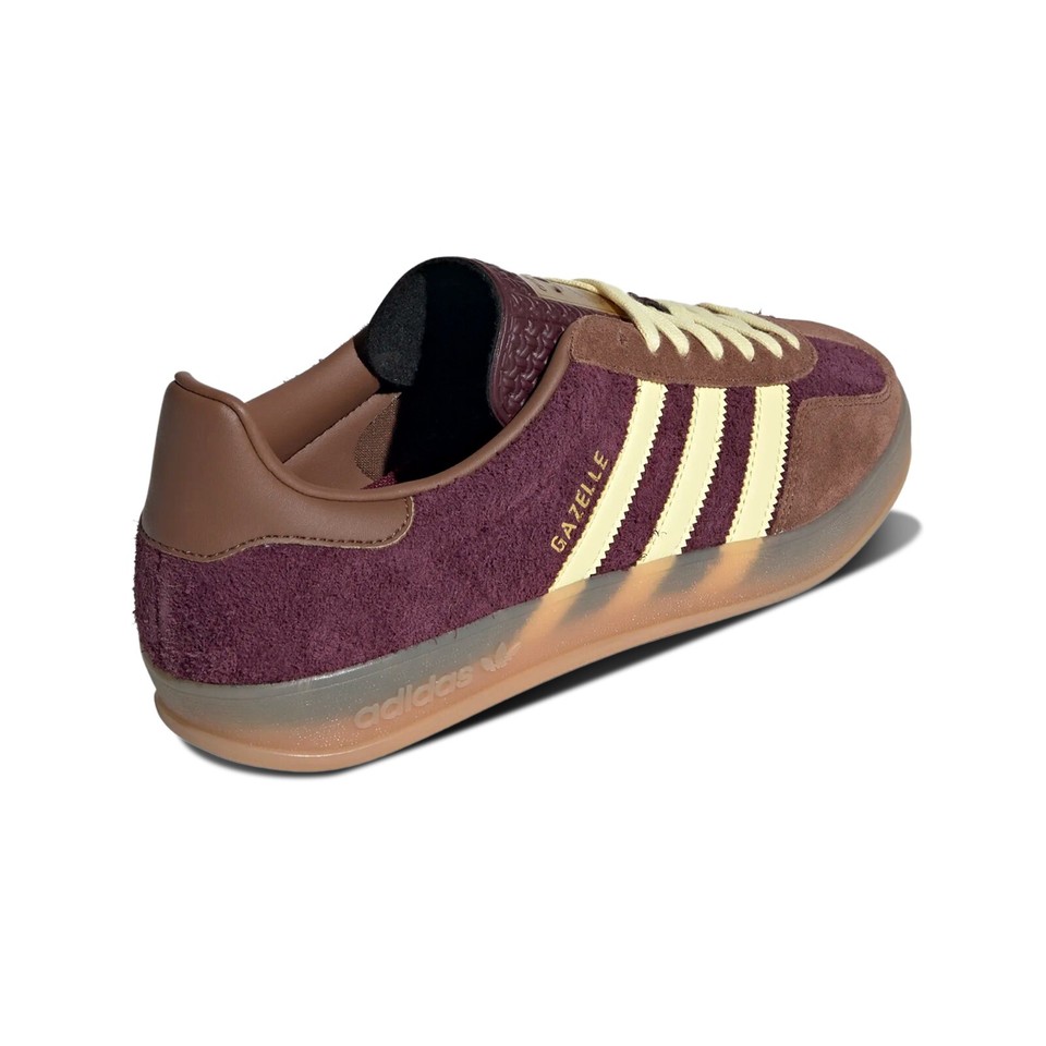 Adidas Originals Gazelle Indoor (Maroon/Almost Yellow/Brown) Men's ...