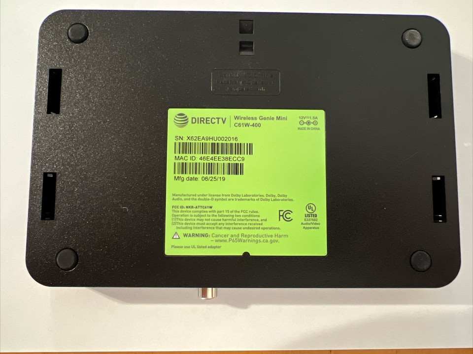 Direct TV Wireless Genie Mini C61W-400 Reconditioned | eBay