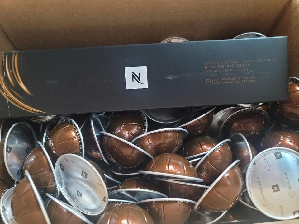 Nespresso Vertuoline Bianco Piccolo CAPPUCCINO 9oz LATTE MACCHIATO 13oz ...