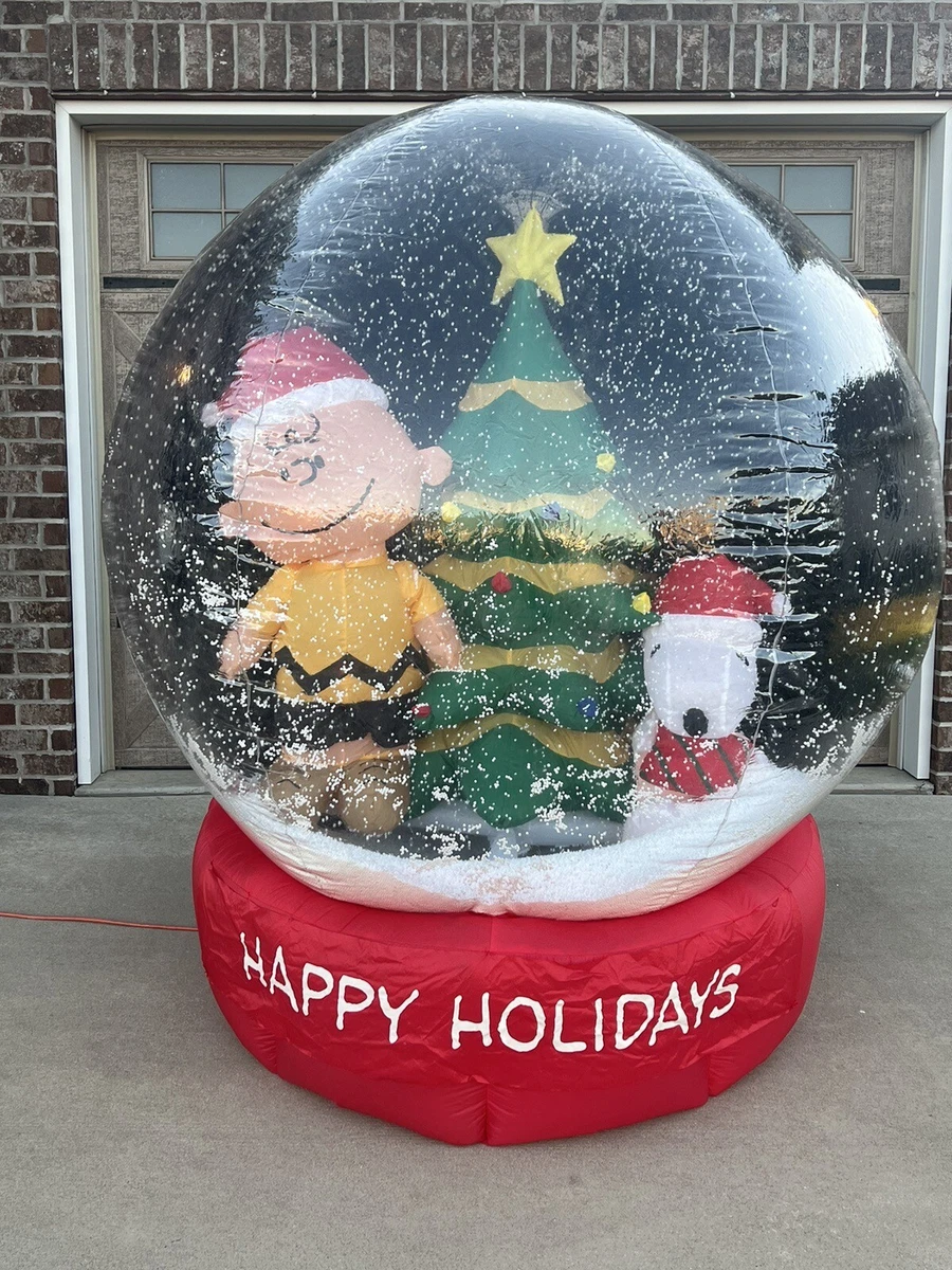 Inflatable Nativity Scene Snow Globe