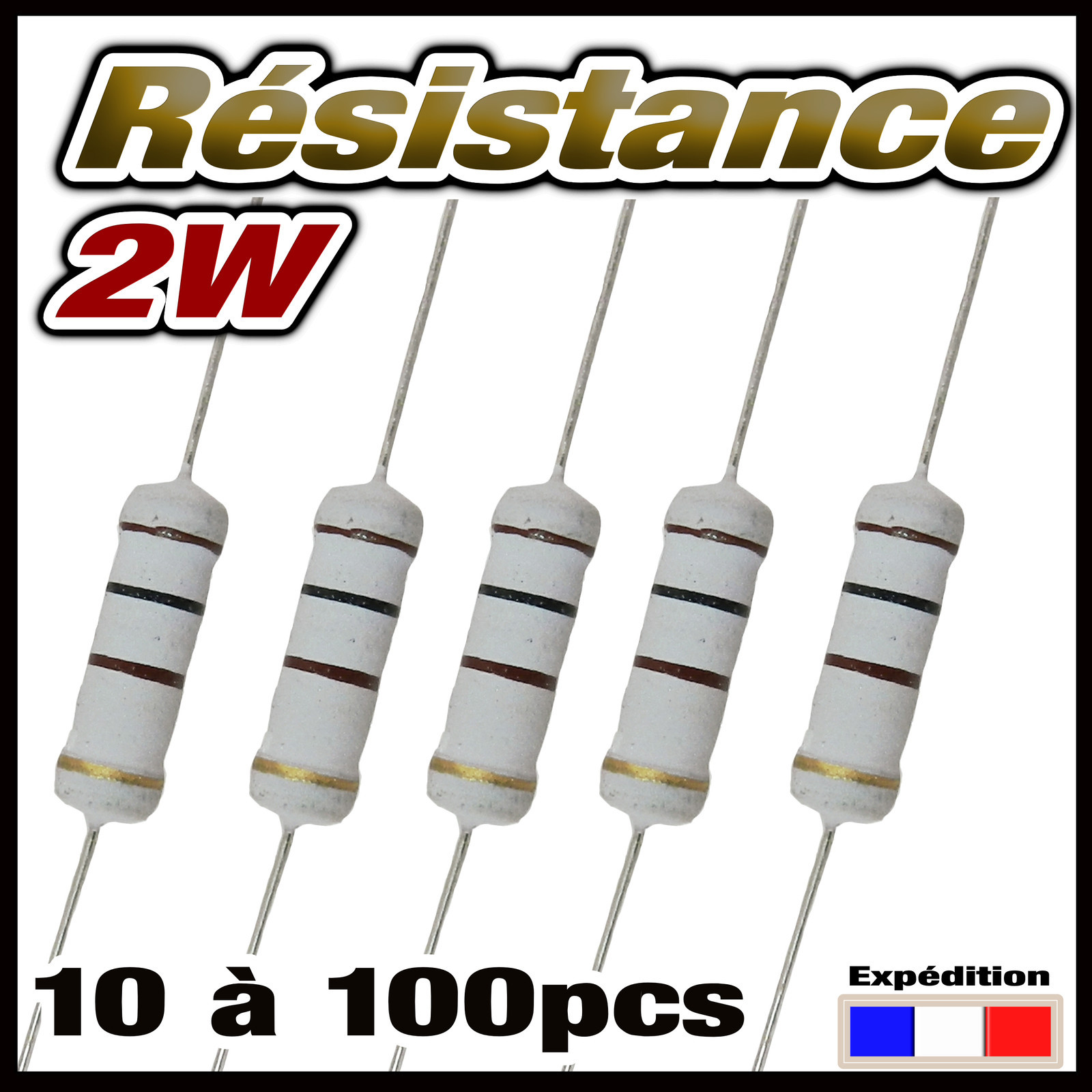 33R2W# résistance 2w 33 ohms dispo 10 à 100pcs | eBay