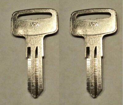 (2) YAMAHA POLARIS GOLF CART ATV UTV MULE RHINO BLANK KEYS Left Groove ...