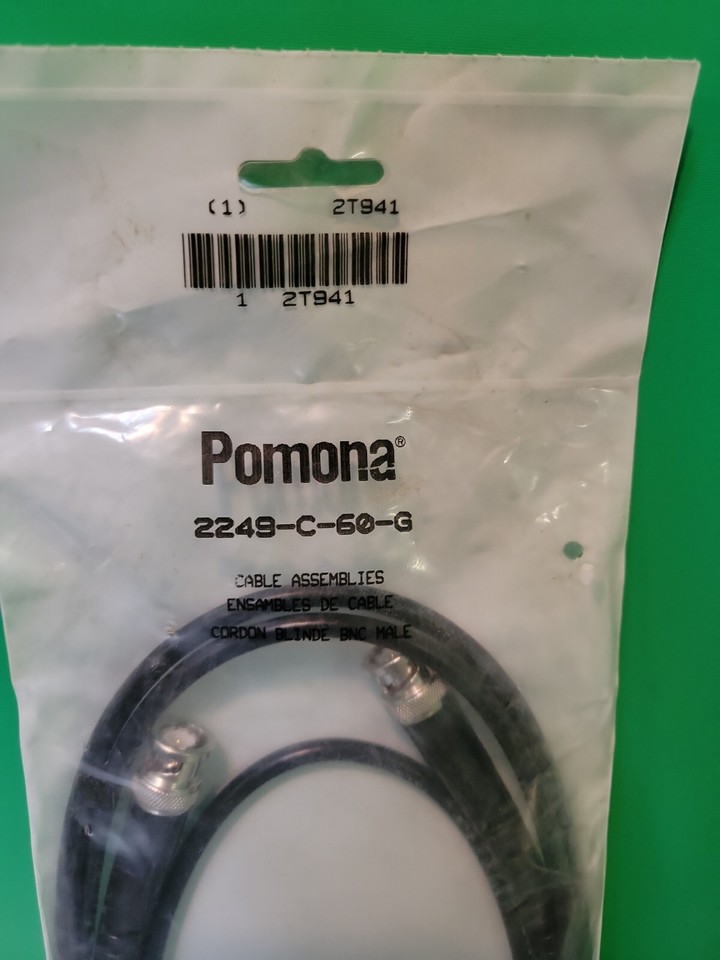 Pomona 2249-C-60-C Cable Assembly Coaxial BNC(M) ~ Commercial Quality ...