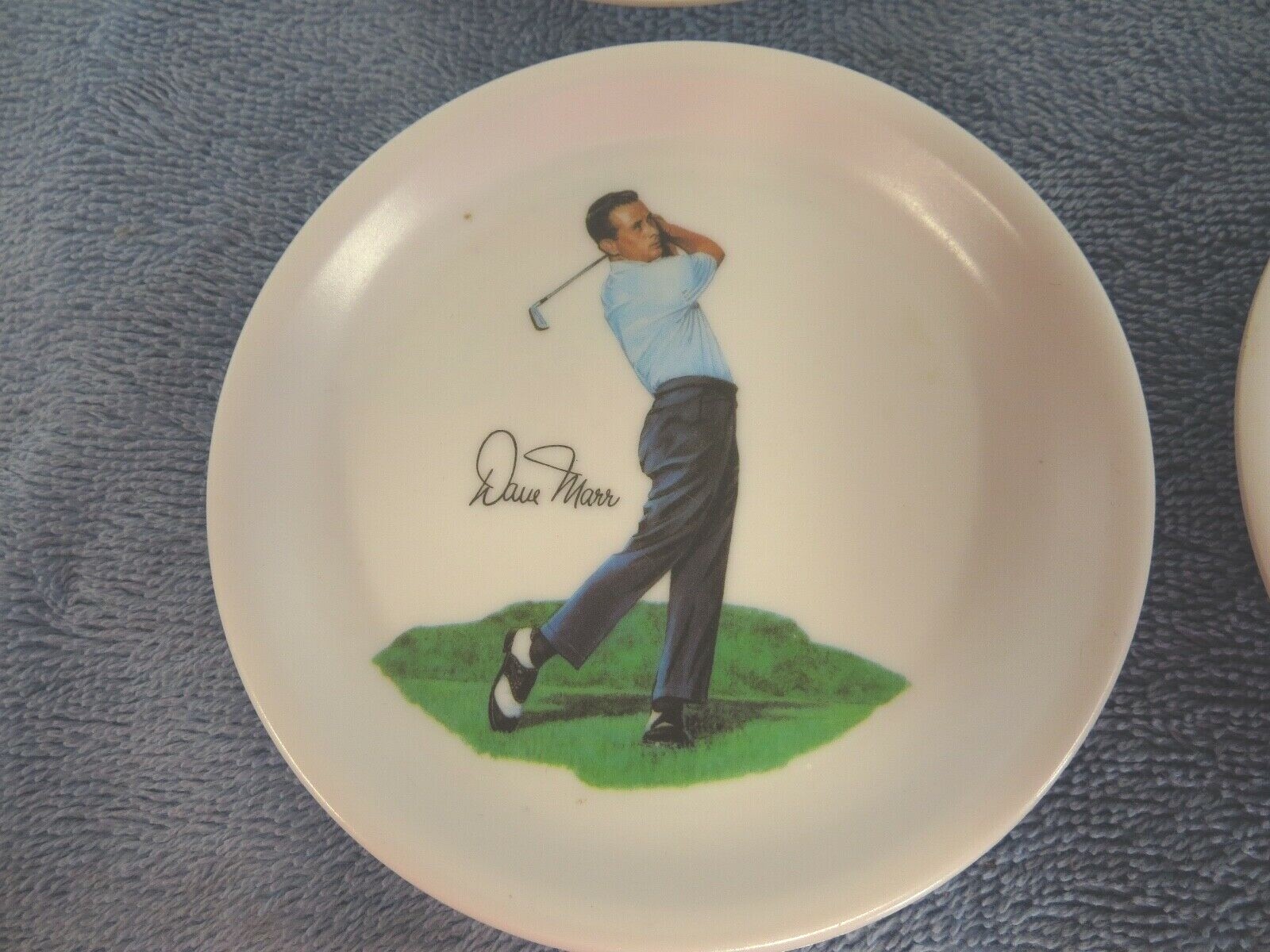 4 Vtg Melamine Wilson PGA Golf Drink Coasters - Sarazen, Archer, Maar ...