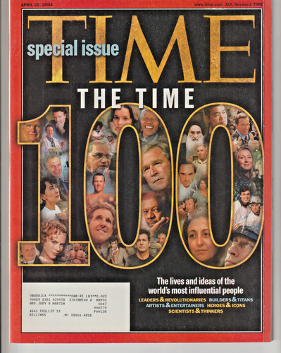 TIME Magazine April 26 2004 100 Most Powerful People Steve Jobs Bono ...