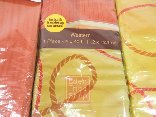 3 Pcs Western Saloon Party Scene Setter Room Roll Hanging Wall ...