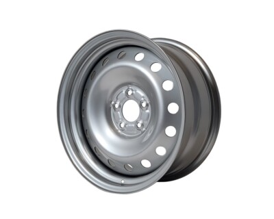 18X8 Silver Interceptor Steel Wheel With 5.75" Backspace. Dedicated 5 ...